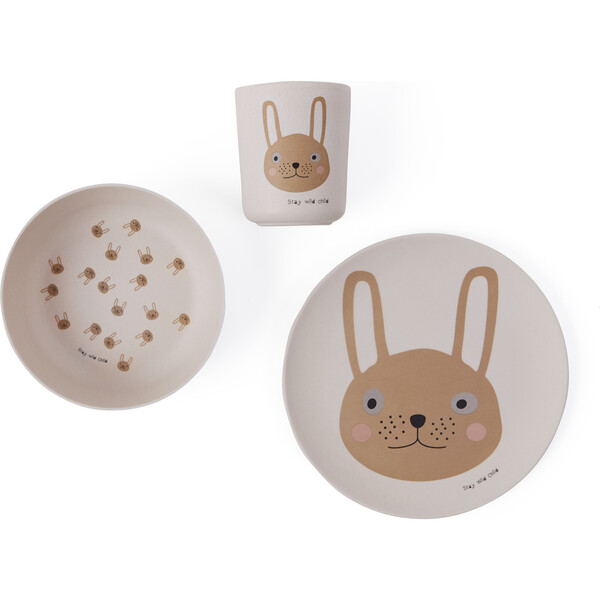 Rabbit Tableware Set - Oyoy Nursing & Feeding | Maisonette