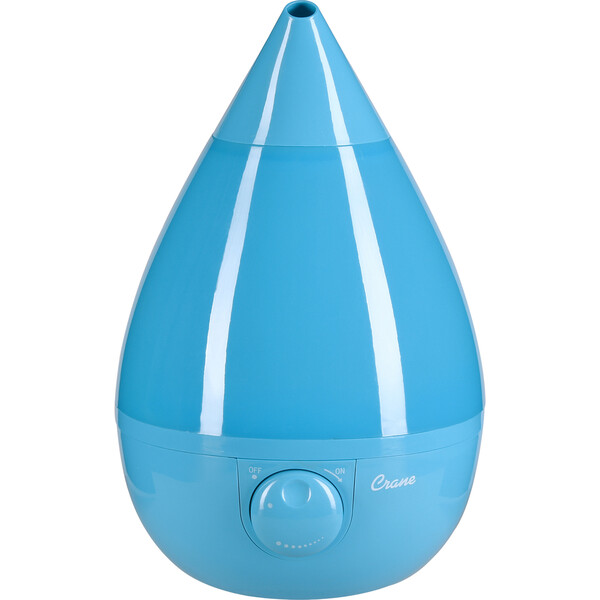 Ultrasonic Cool Mist Drop Shape Humidifier, Blue - Crane Humidifiers ...