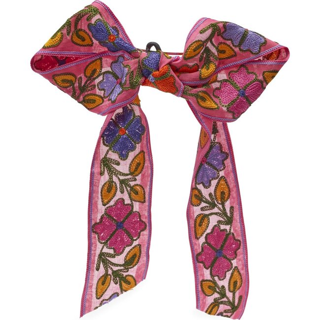 Strawberry Fields Bow Barrette - Lelet NY Hair Accessories | Maisonette