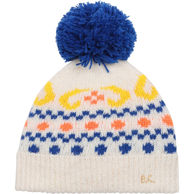 Pompon Beanie, Eclipse - Bobo Choses Hats, Scarves & Gloves | Maisonette