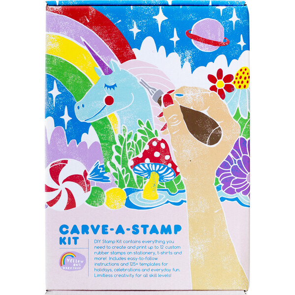 Carve-A-Stamp Kit - Yellow Owl Workshop Arts & Crafts | Maisonette