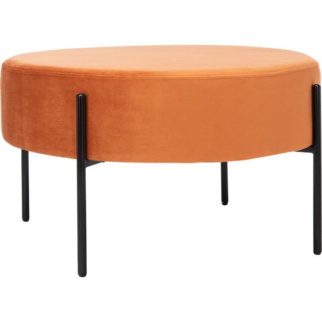 Lisbon Round Cocktail Ottoman, Sienna - Safavieh Nursery Chairs ...