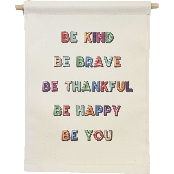 Be Kind Be Brave Banner, Multi - Petal Lane Mirrors & Wall Decor ...