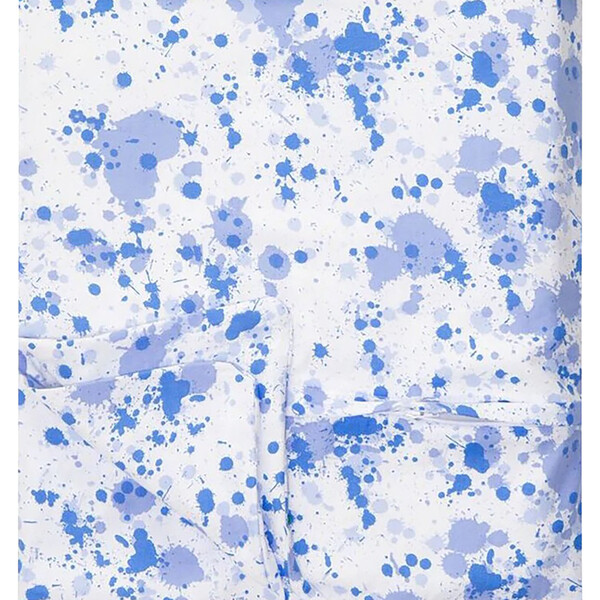 Crib Sheet, Austin Blue - Biscuit Home Sheets | Maisonette