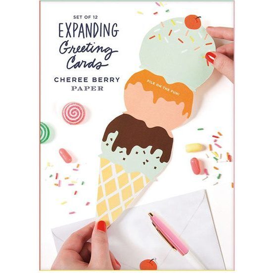Expanding Greeting Card Set - Cheree Berry Paper Desk & Stationery ...