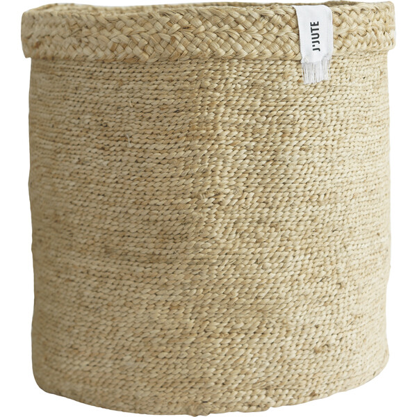 Assembly Tall Jute Basket, Natural - J'Jute Storage | Maisonette