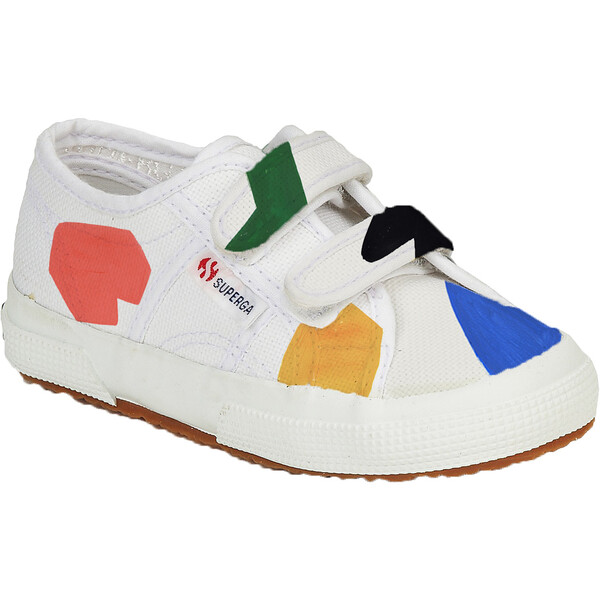 *Exclusive* Canvas Velcro Sneaker, Abstract Shapes - Superga Exclusives ...