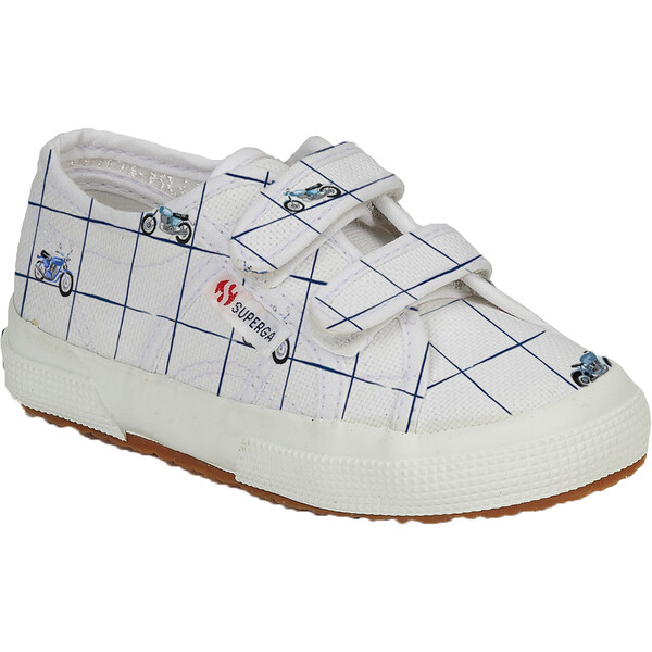 *Exclusive* Canvas Velcro Sneaker, Blue Moto - Superga Exclusives ...