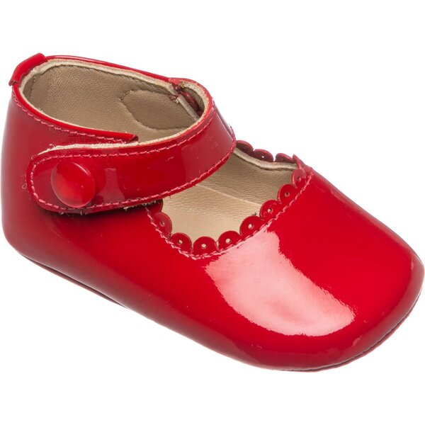 Baby Mary Jane, Patent Red - Elephantito Shoes & Booties | Maisonette