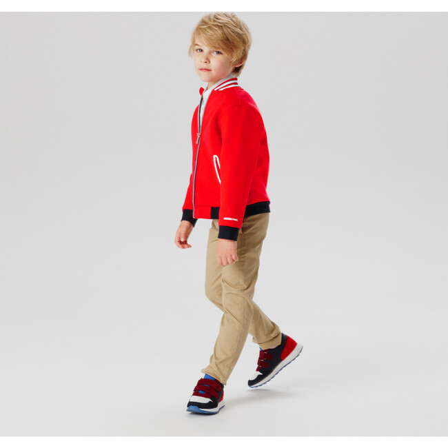 Varsity Jacket, Bright Red - Jacadi Outerwear | Maisonette
