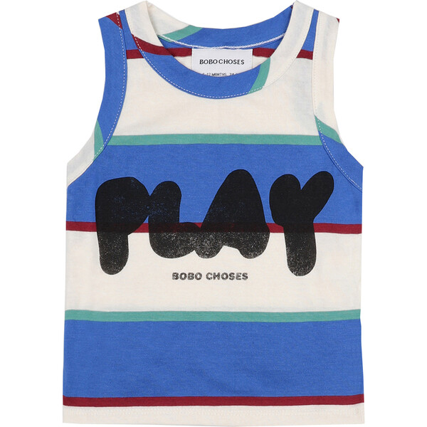 Play Stripes Tank Top - Bobo Choses Tops | Maisonette
