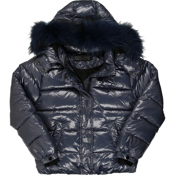 The Mediterranean Down Puffer, Gray Blue - Scotch Bonnet Outerwear ...
