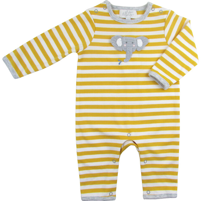 Crochet Elephant Babygro - Albetta Rompers | Maisonette