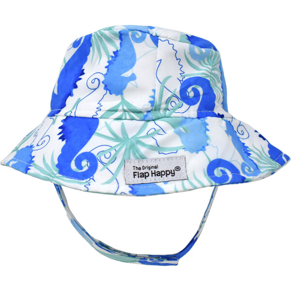UPF 50 Bucket Hat, Seahorse Reef - Flap Happy Hats, Scarves & Gloves ...