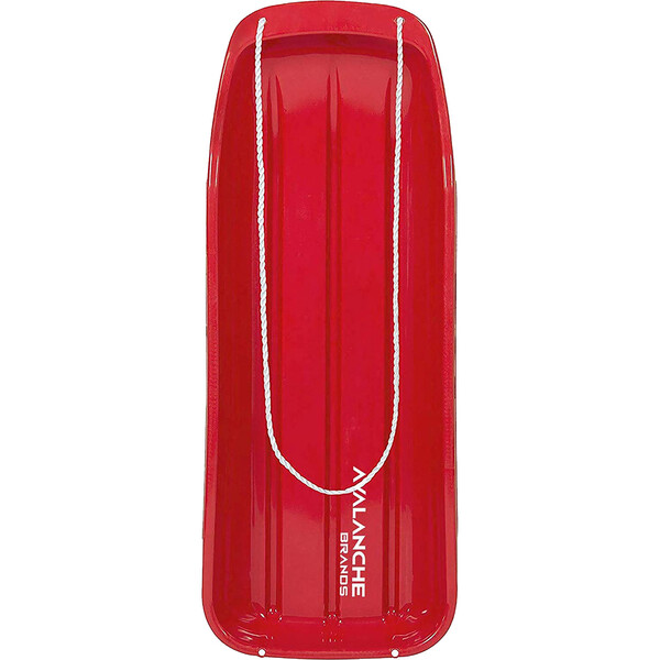 48" Toboggan Snow Sled, Red - Avalanche Sleds Play | Maisonette