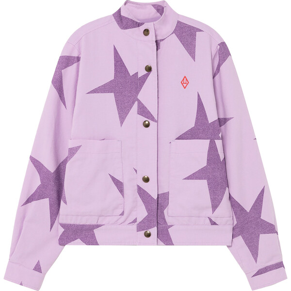 Tiger Jacket, Lilac Stars - The Animals Observatory Outerwear | Maisonette