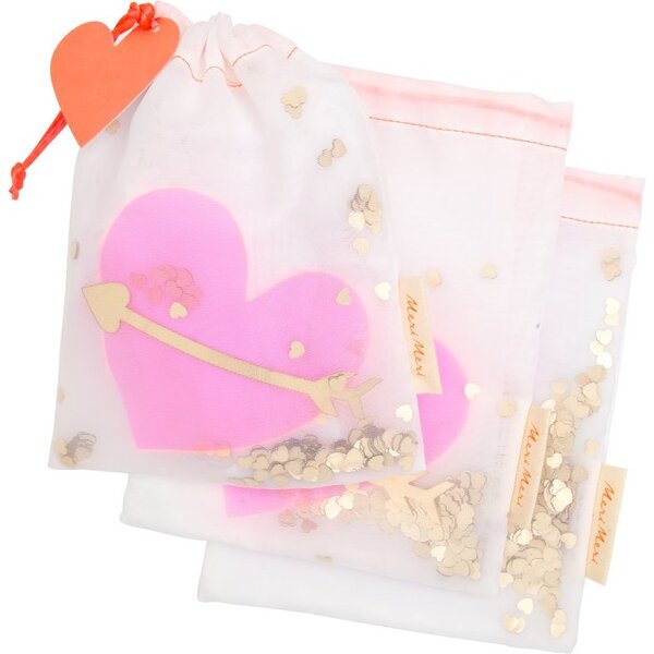 Heart Shaker Medium Gift Bags - Meri Meri Valentine's Day | Maisonette