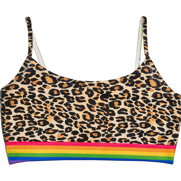 Rainbow Leopard Collection, Bra Cami - Malibu Sugar Tops | Maisonette