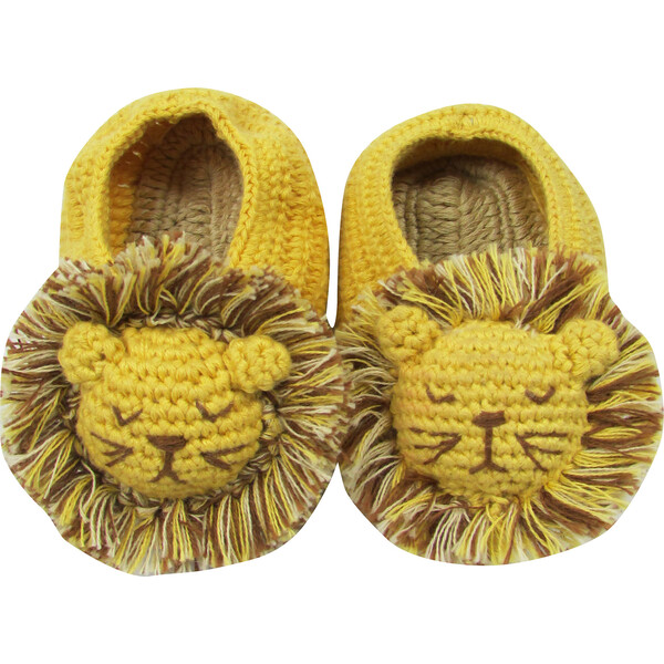 Crochet Leo Lion Booties - Albetta Shoes & Booties | Maisonette
