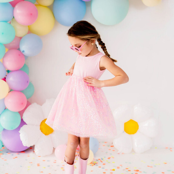 Confetti Flower Tank Dress Pink Sweet Wink Dresses Maisonette