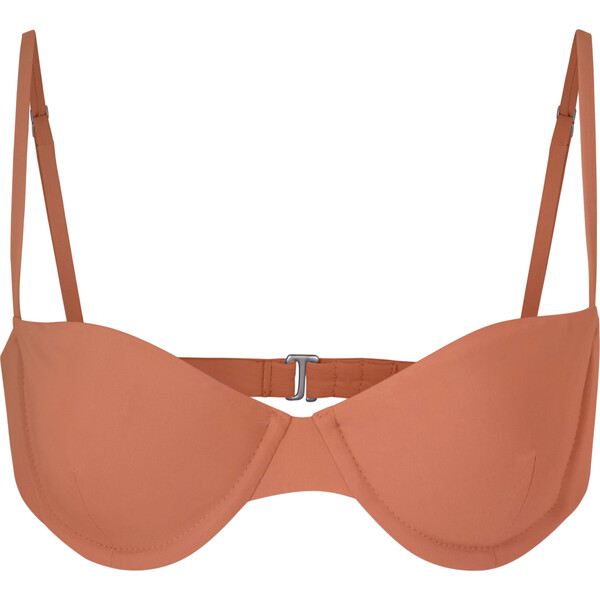 The Women's Balconette Underwire Bikini Top, Terracotta - Anemos Swim ...
