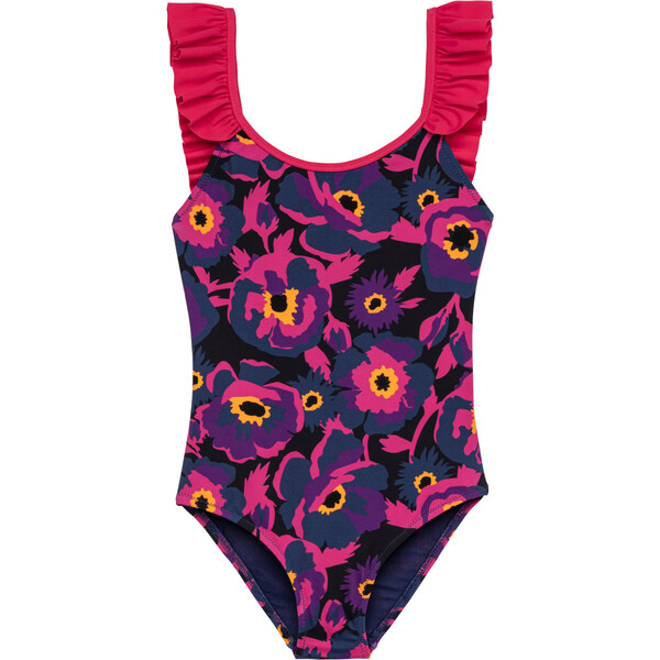 Coquelicot One Piece Swimsuit, Violet - Lison Paris Swim | Maisonette
