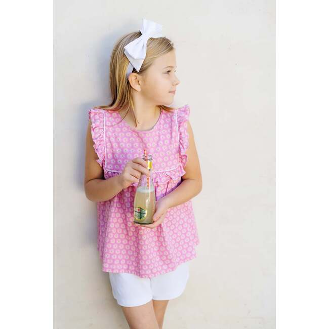 Penelope Girls Pima Cotton Short Set Pink Citrus Crush Lila Hayes