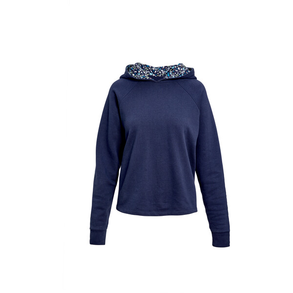 Women's Hamilton Hoodie, Navy Courtside Floral - Addison Bay Sweaters ...