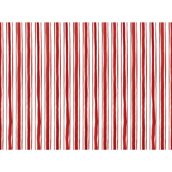 Set of 2 Scarlet Stripe Wallpaper Rolls - Work + Sea Mirrors & Wall ...