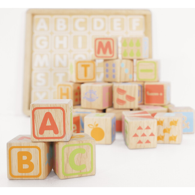 ABC Wooden Blocks - Le Toy Van Blocks, Sorters & Stackers | Maisonette