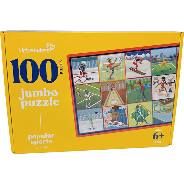 Popular Sports 100 Piece Kids Puzzle Multicultural - Upbounders Puzzles ...