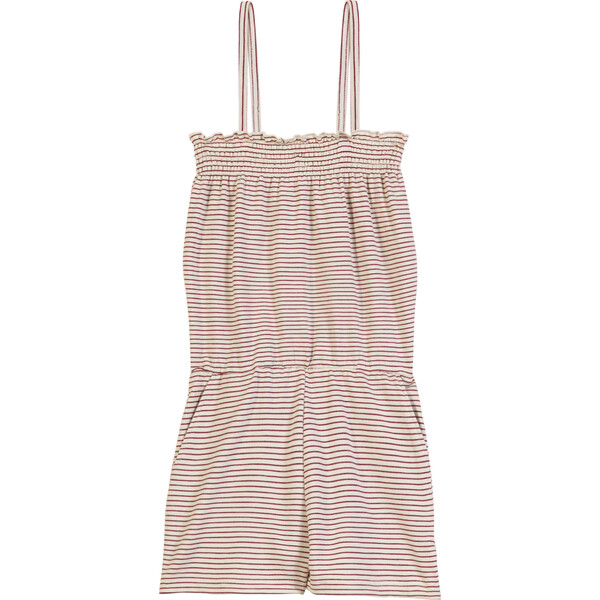 Emilia Romper, Red Stripe - Maison Me Rompers | Maisonette