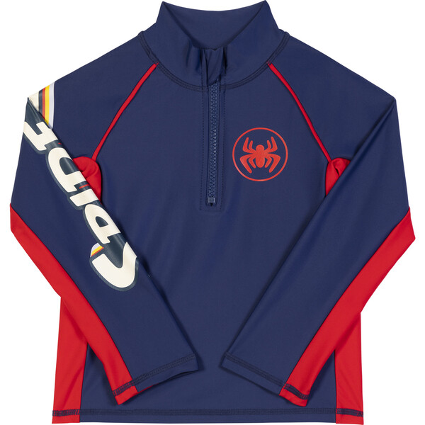 Spidey Color Block Rash Guard, Navy & Red - Marvel’s Spidey and His ...