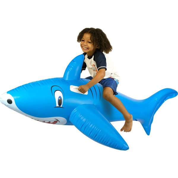 Inflatable Giant Ride On Shark - PoolCandy Water Play | Maisonette