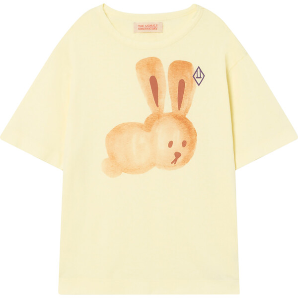 Rooster Oversize T-Shirt Yellow Rabbit - The Animals Observatory Tops ...