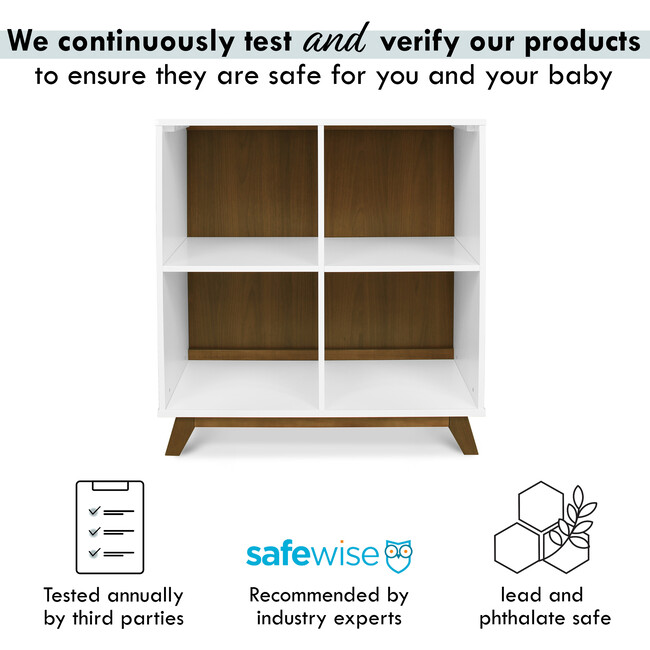 Otto Convertible Changing Table and Cubby Bookcase, Multi - DaVinci ...