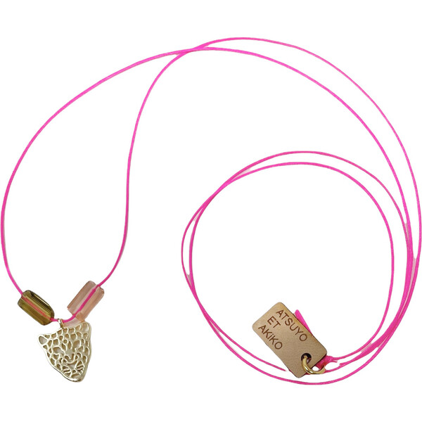 Rainbow Leopard Necklace, Pink - Atsuyo et Akiko Jewelry | Maisonette