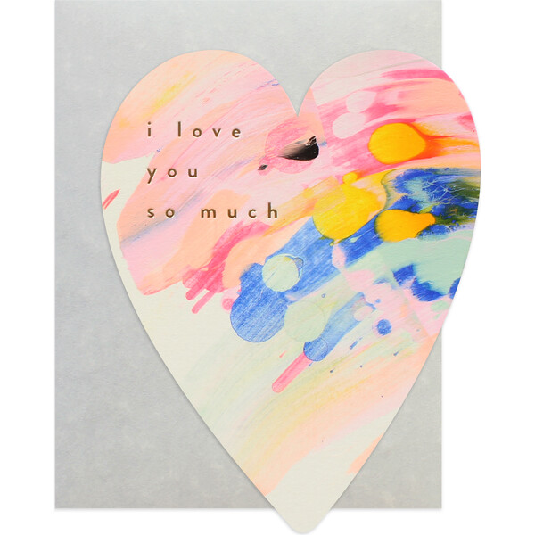 Rainbow Heart Card - Moglea Desk & Stationery | Maisonette