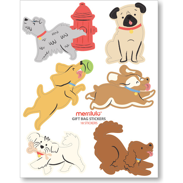Good Dog Gift Bag Stickers - Merrilulu Party Goods | Maisonette