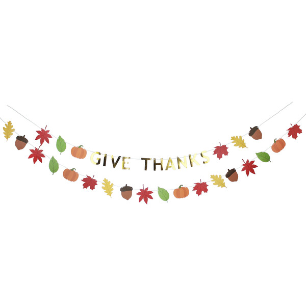Give Thanks Banner - Merrilulu Thanksgiving | Maisonette