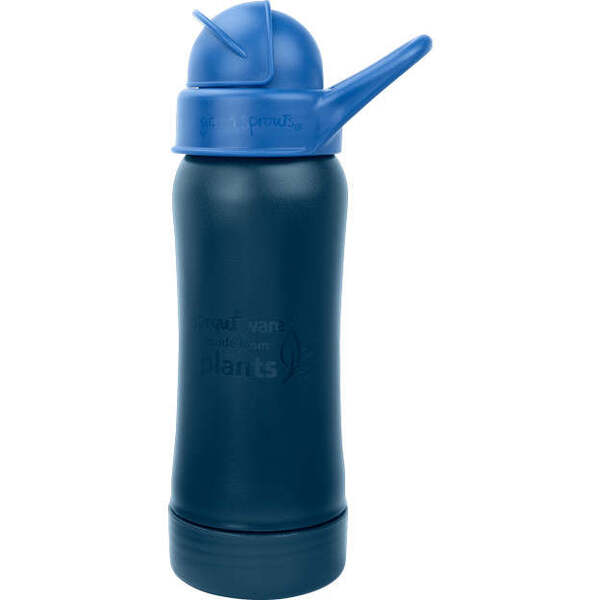Sprout Ware® Straw Bottle, Navy - Green Sprouts Gear | Maisonette