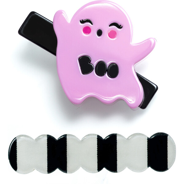 Spooky Cute Ghost Candy Pink & Striped Wave Black & White Alligator ...