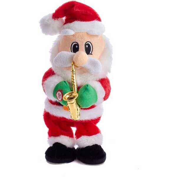 14-Inch Battery-Operated Dancing Jazz Santa - Kurt Adler Nutcrackers ...