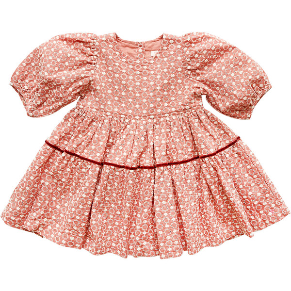 Girls Maribelle Dress, Daisy Eyelet - Pink Chicken Dresses | Maisonette
