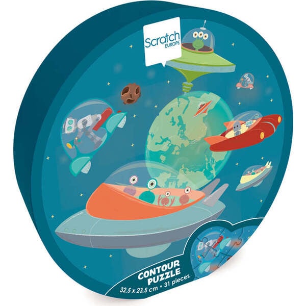 Contour Puzzle Space 60 pcs - Scratch Puzzles | Maisonette