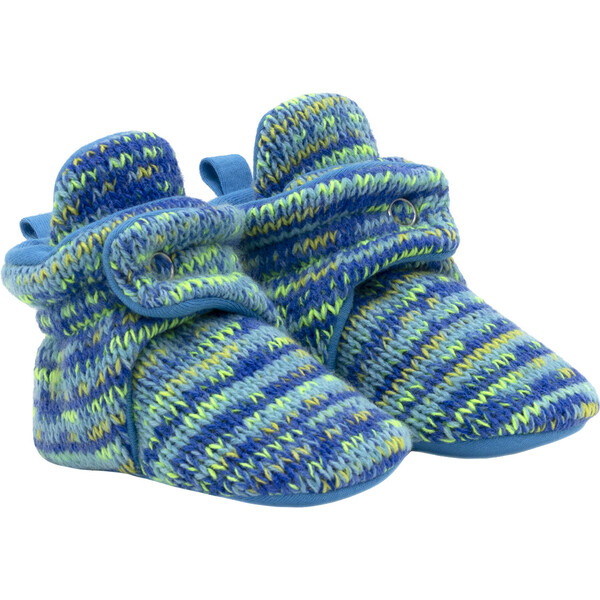 Marled Dean Booties, Teal - Robeez Shoes & Booties | Maisonette