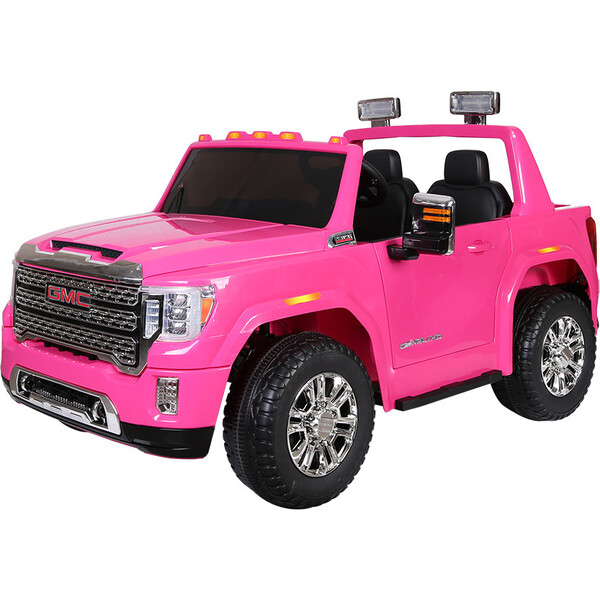 24V 4x4 GMC Denali 2 Seater Ride on Car Pink - Freddo Backyard & Park ...