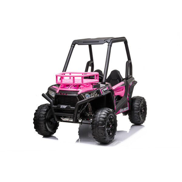 24V 4x4 Off Road UTV 2 Seater Ride on Pink - Freddo Backyard & Park ...
