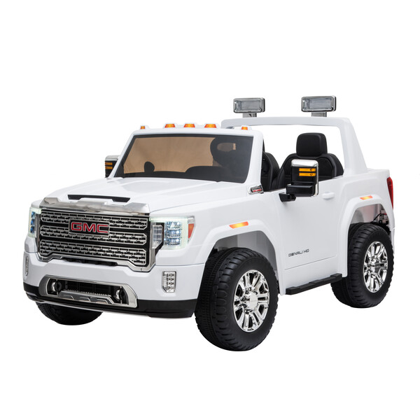 12V GMC Denali 2 Seater Ride on Car White - Freddo Backyard & Park ...