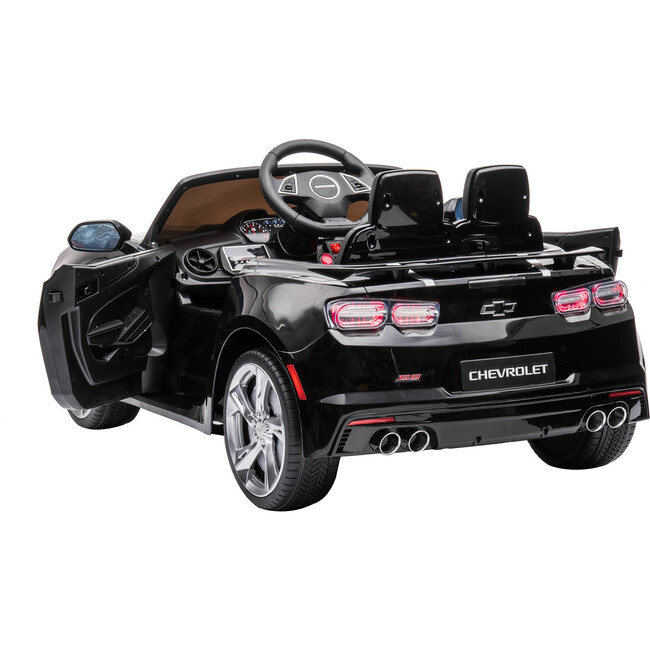 12V Chevrolet Camaro 1 Seater Ride on Car Black - Freddo Backyard ...
